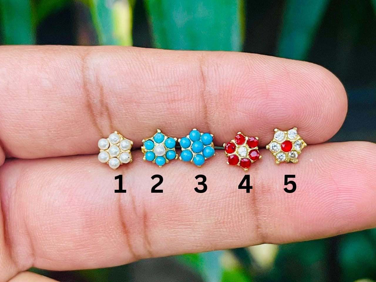 Diamond Cut Nosepins – Diamond Emitations