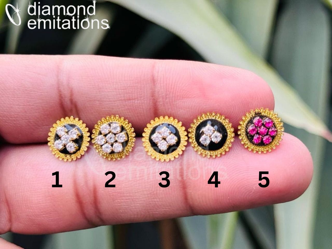 Diamond Cut Nosepins – Diamond Emitations