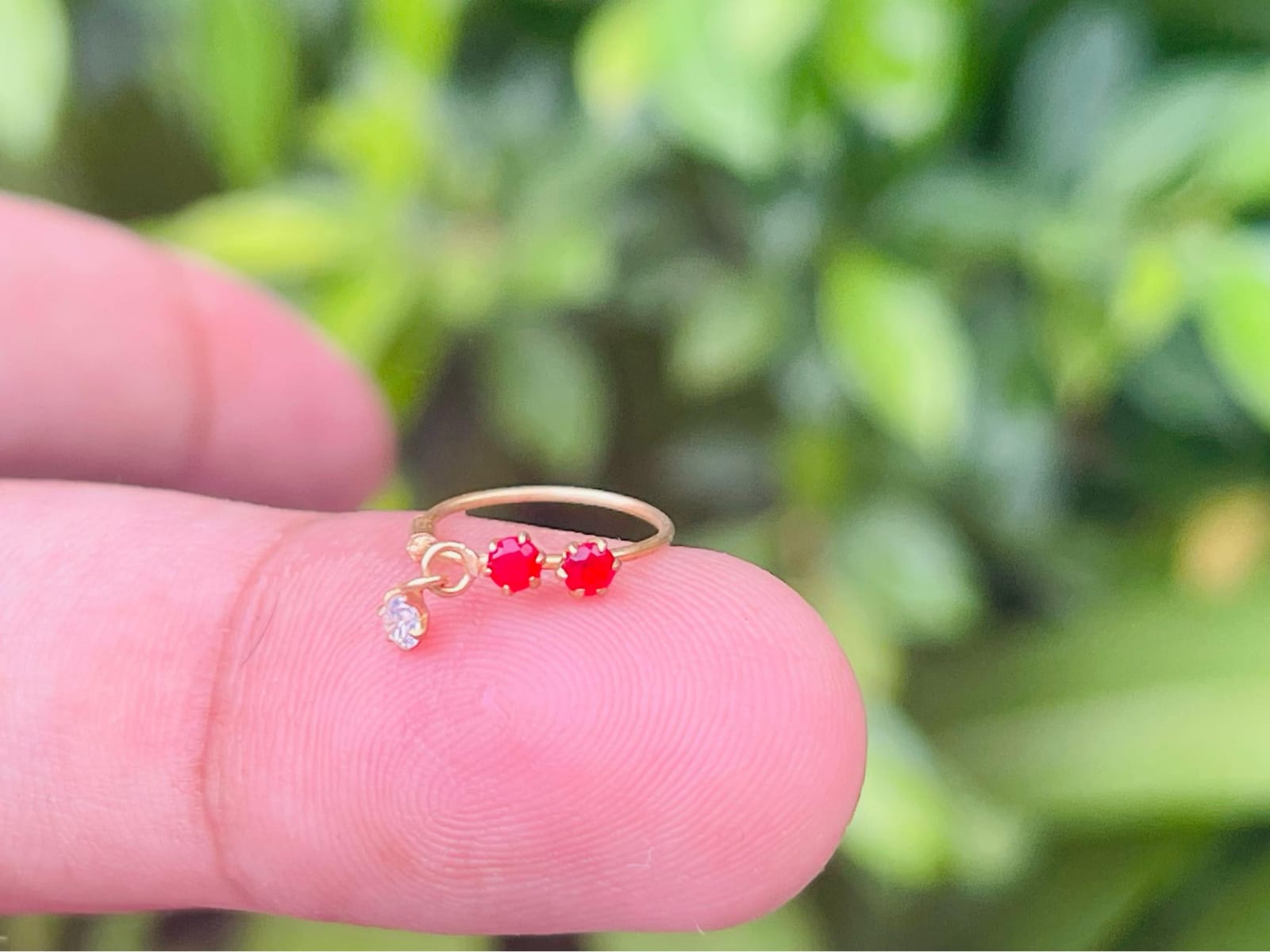 Diamond Cut Noserings – Diamond Emitations