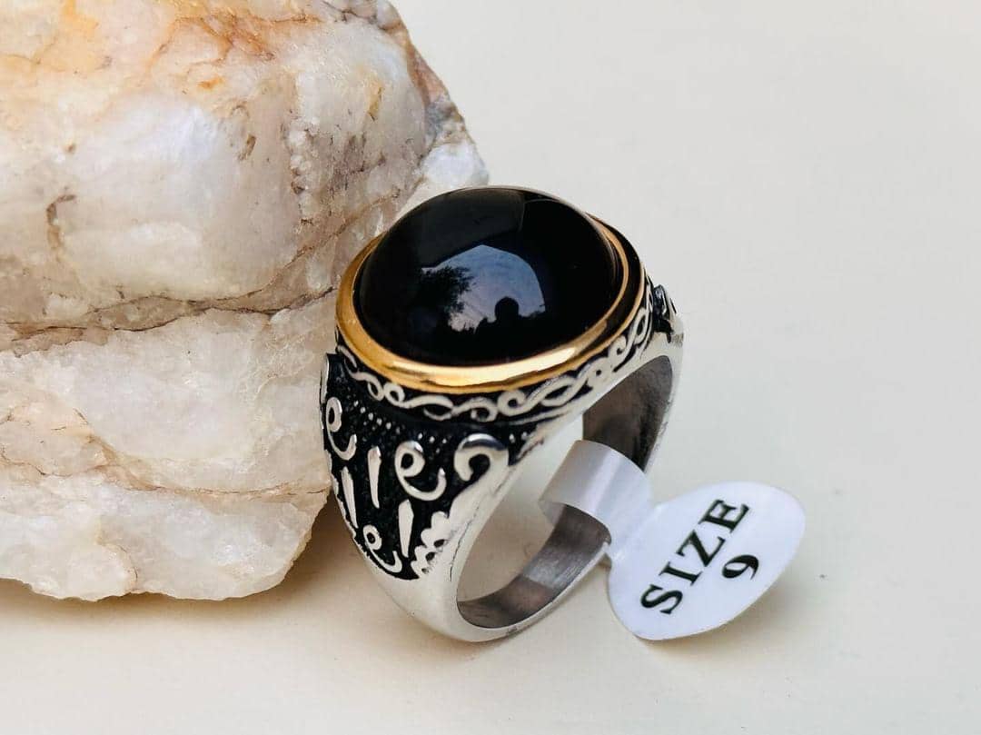 Gents ring 5 – Diamond Emitations